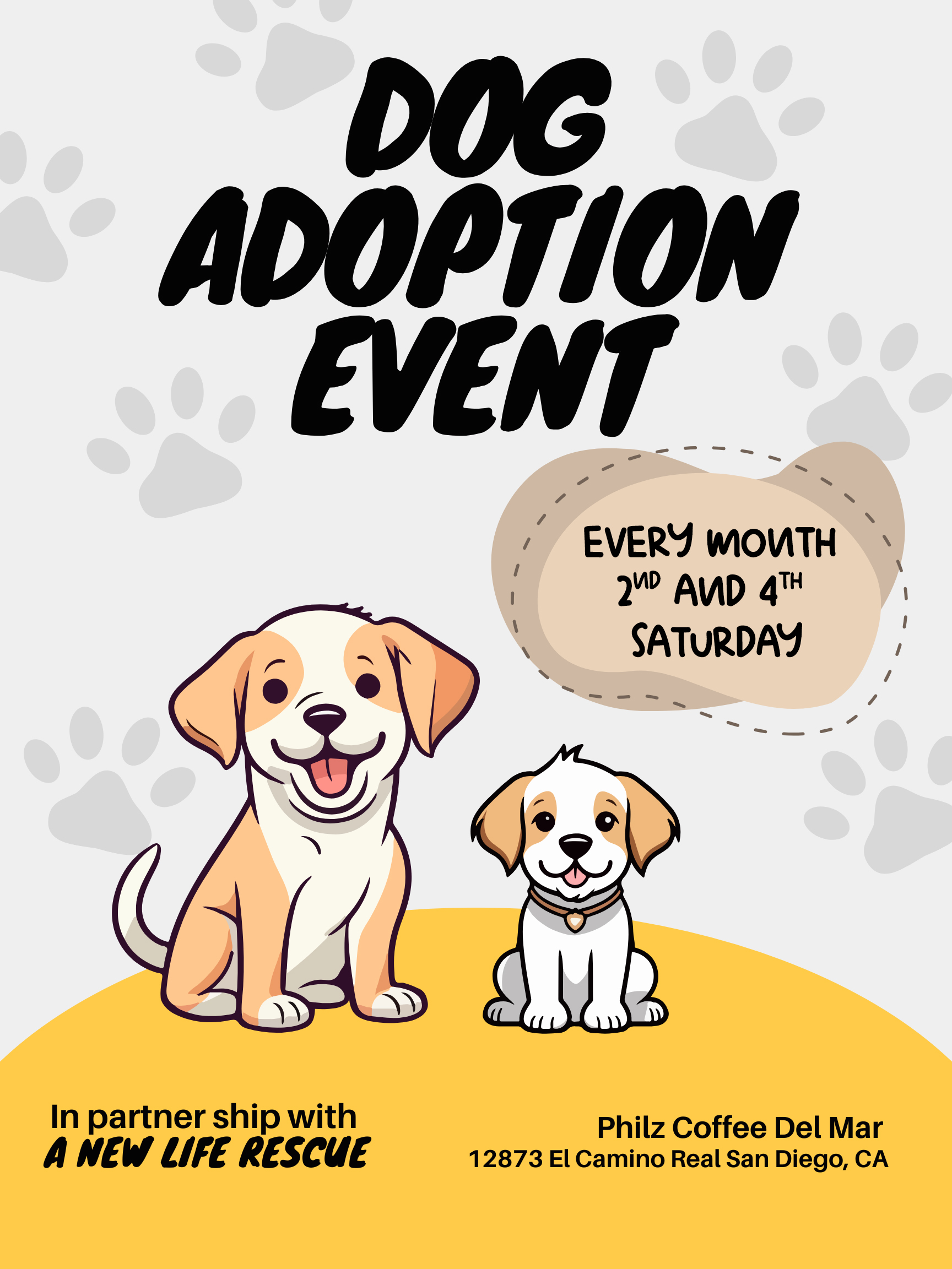 Adoption Event at Philz cafe - A New Life Charitable Foundation